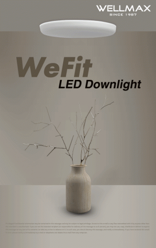 WELLMAX WeFit LED downlight launched worldwide - Wellmax