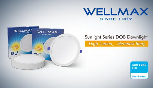 【New Launch】WELLMAX’s Sunlight Series DOB Downlight- High Lumen ...