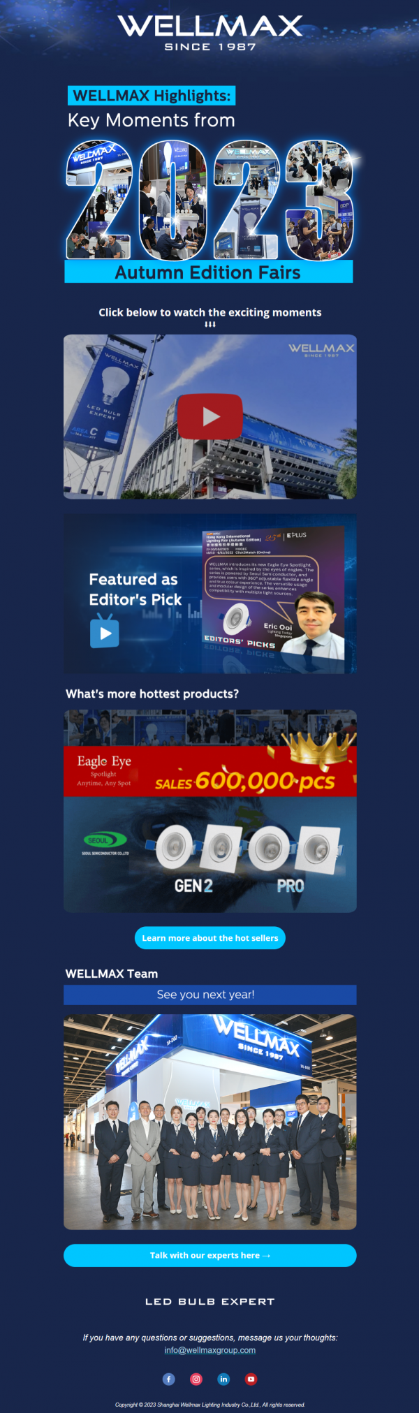 See WELLMAX' Highlights: Key Moments from 2023 Autumn Edition Fairs - Wellmax