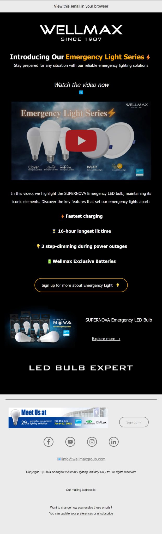 ⚡Introducing WELLMAX Emergency Light Series⚡ - Wellmax