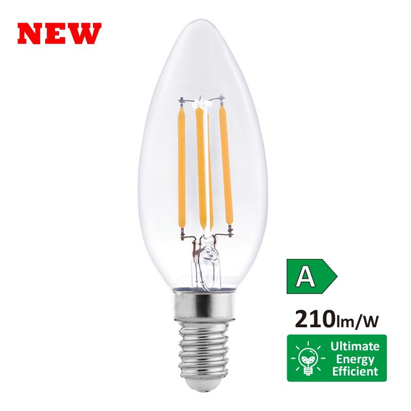A Class LED Filament Bulb C35/G45/P45 - Wellmax
